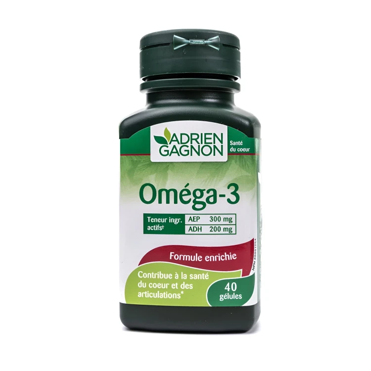 Adrien Gagnon Omega 3 40 Softgels cap