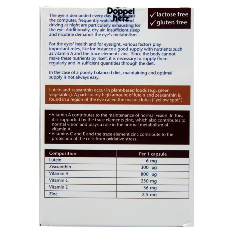 Doppelherz Eye Vital with lutein 30'cap