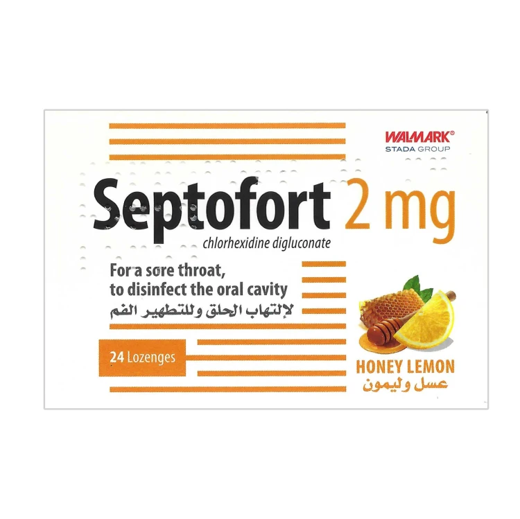 Septofort 2 MG HONEY LEMON 24 Lozenges