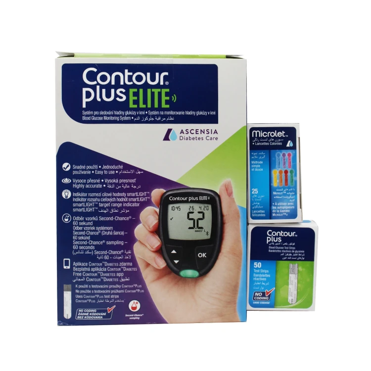 CONTOUR PLUS ELITE MMOL +50STRIPS +25LANCETS {OFFER}