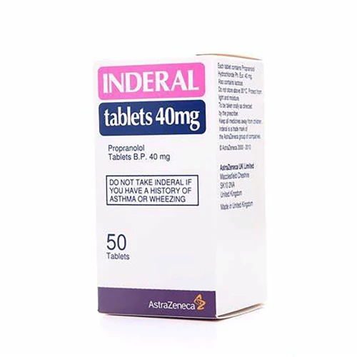 Inderal 40Mg Tablets 50 Tab