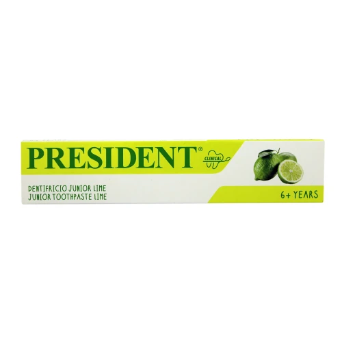 PRESIDENT 6+ Years Junior ToothPaste Lime 50ML