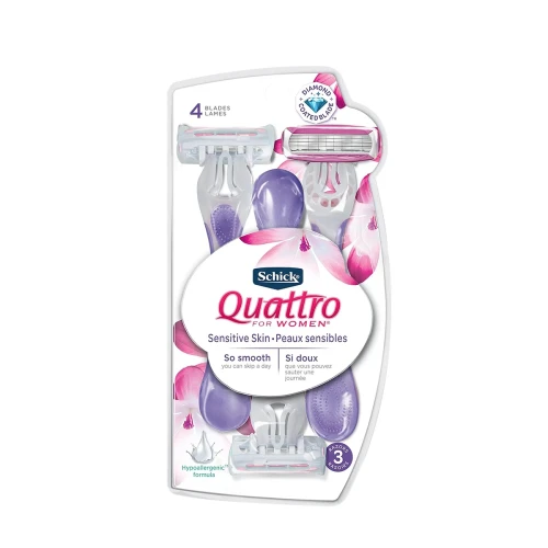 Schick Intuition Quattro For Women Disposable Razor 3 Pack