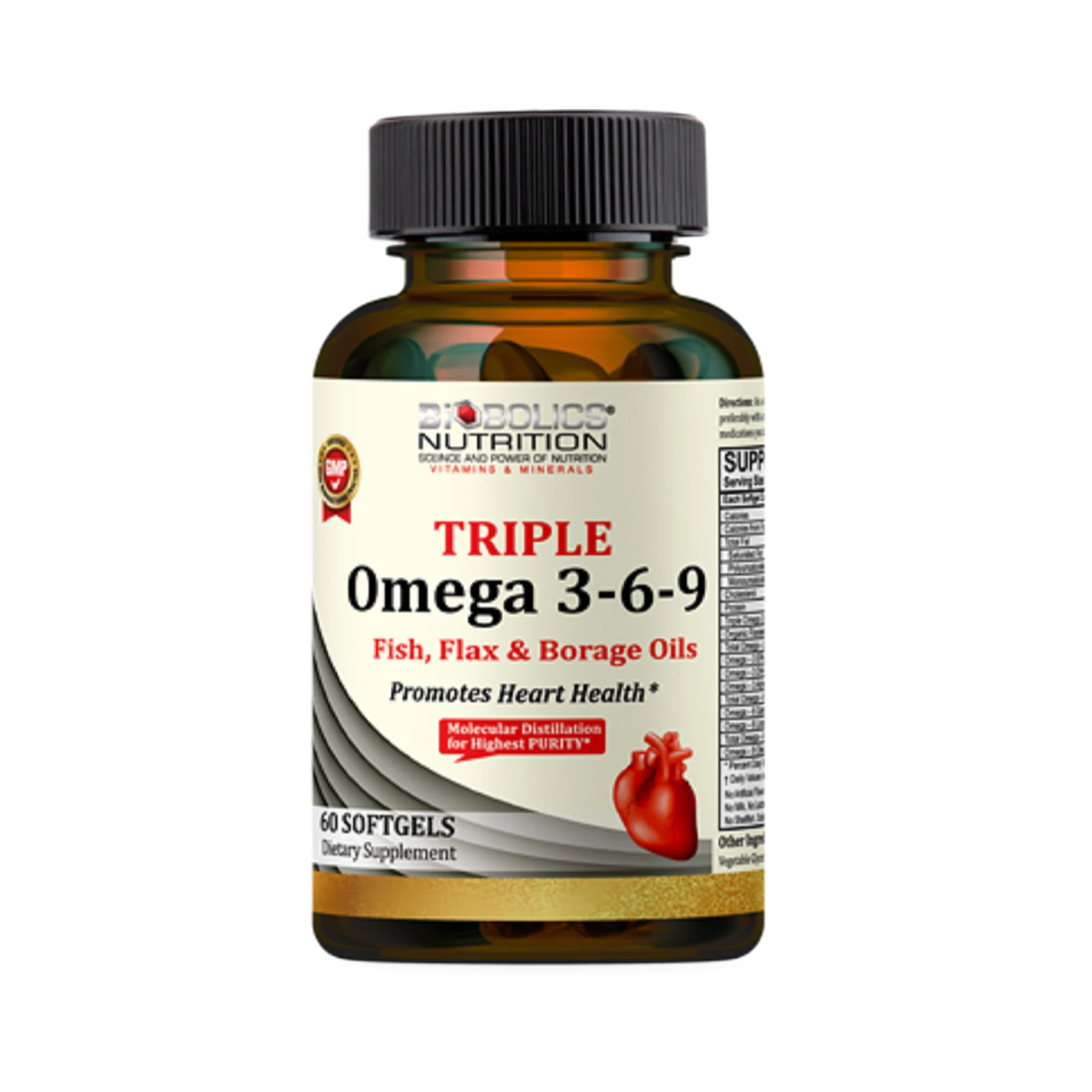 BIOBOLICS Omega 3-6-9 60'S softgels